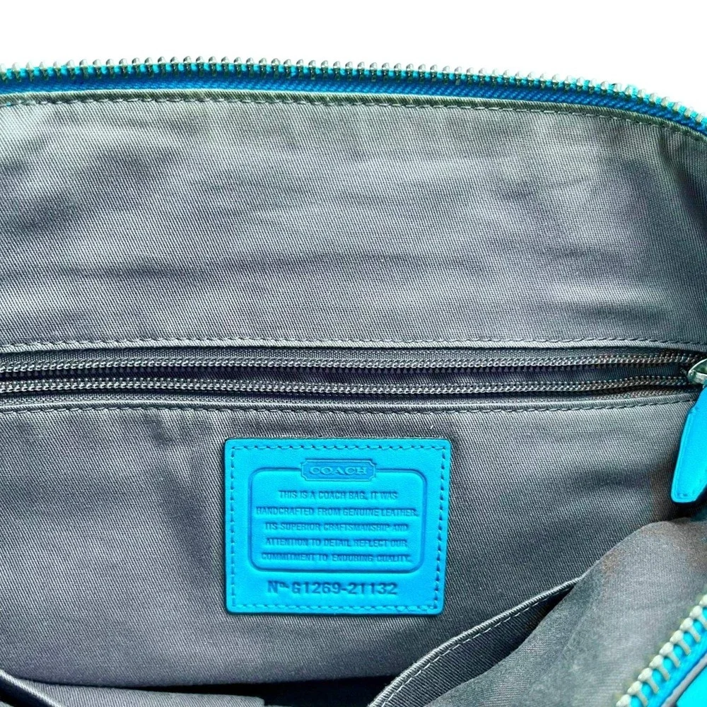 Coach | Bags | Coach Legacy Molly Satchel 2132 Robins Egg Blue ...